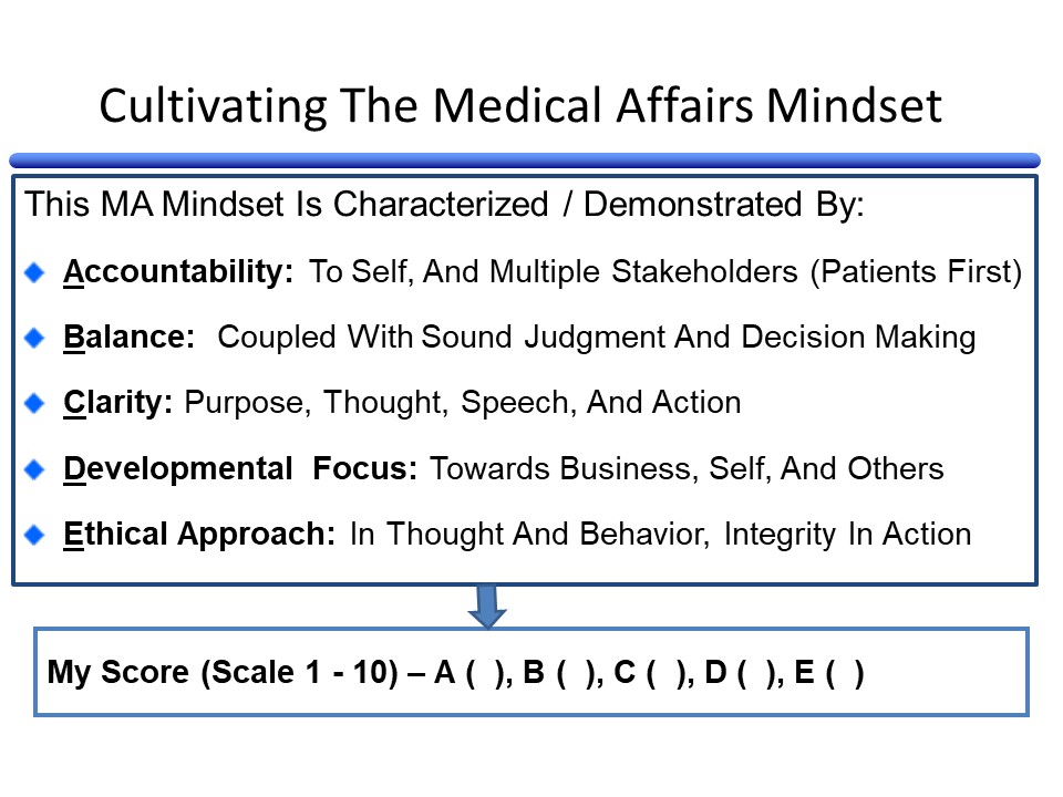 Medical Affairs Competencies & Mindset – assansa